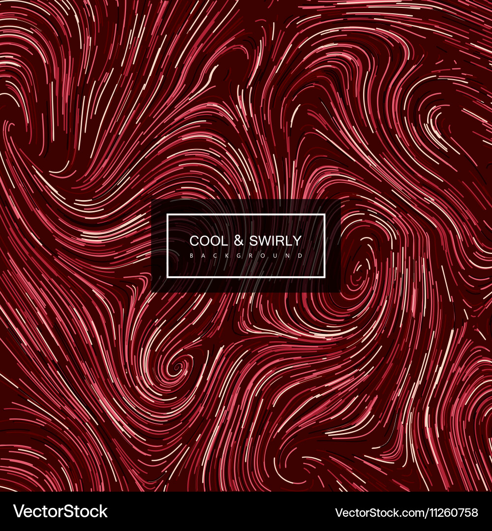 Abstract artistic curl background with swirled Vector Image