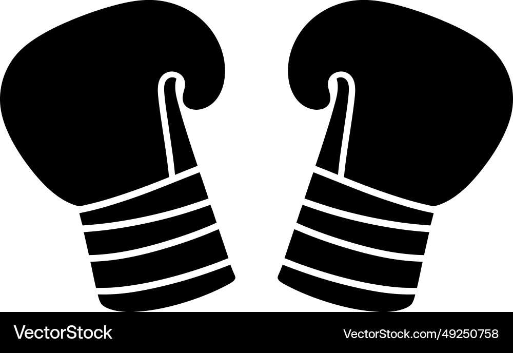 Boxing gloves icon Royalty Free Vector Image - VectorStock