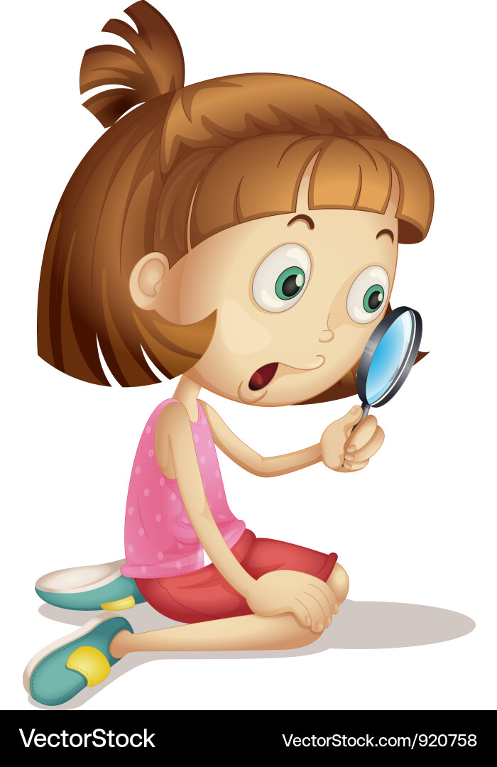 Explorer girl Royalty Free Vector Image - VectorStock