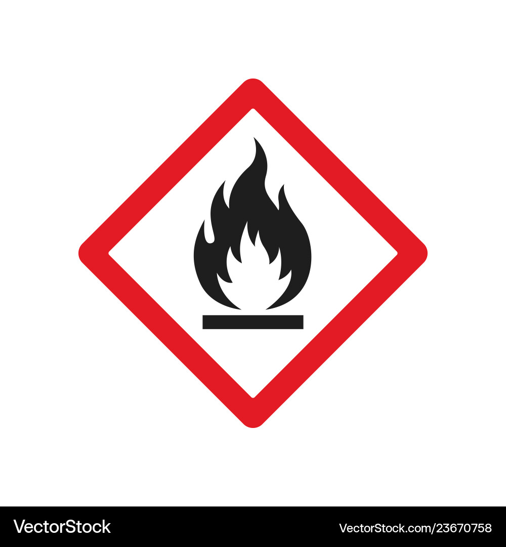 Fire Hazard Sign Square Vector Images (over 580)