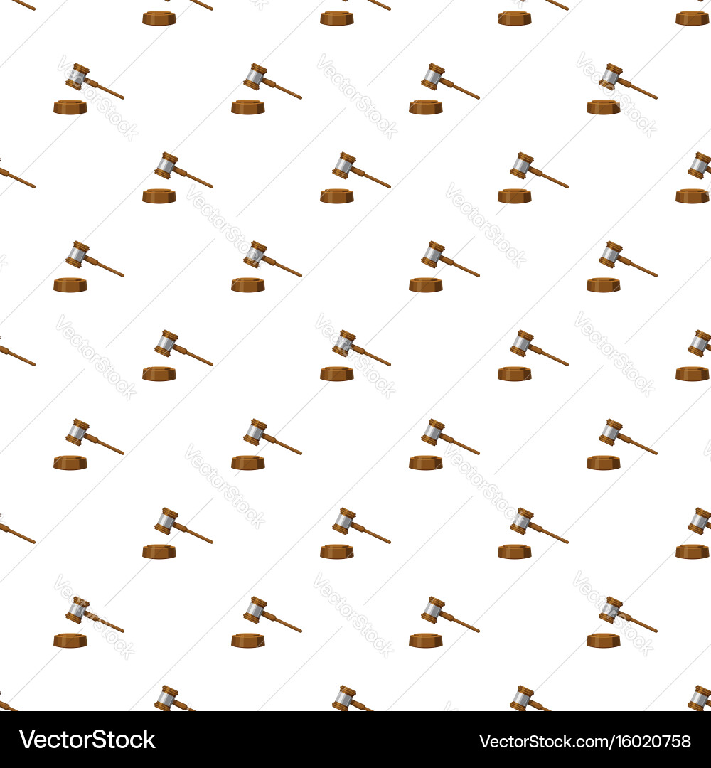 Gavel pattern Royalty Free Vector Image - VectorStock