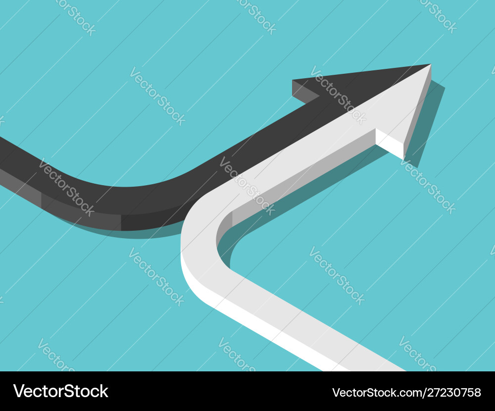 Merging Arrows - Partnership Royalty Free Vector Image