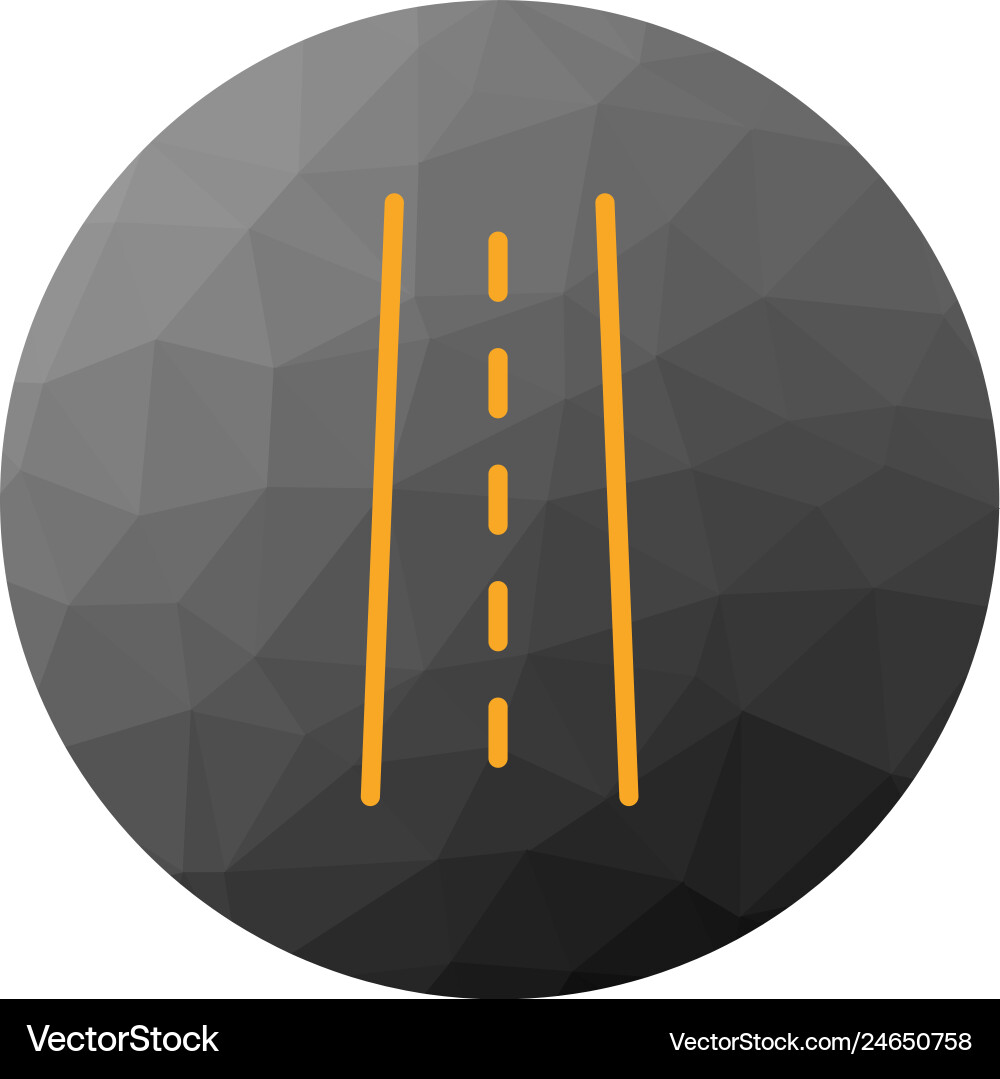 Road icon Royalty Free Vector Image - VectorStock