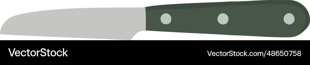 Sharp metallic knife design Royalty Free Vector Image