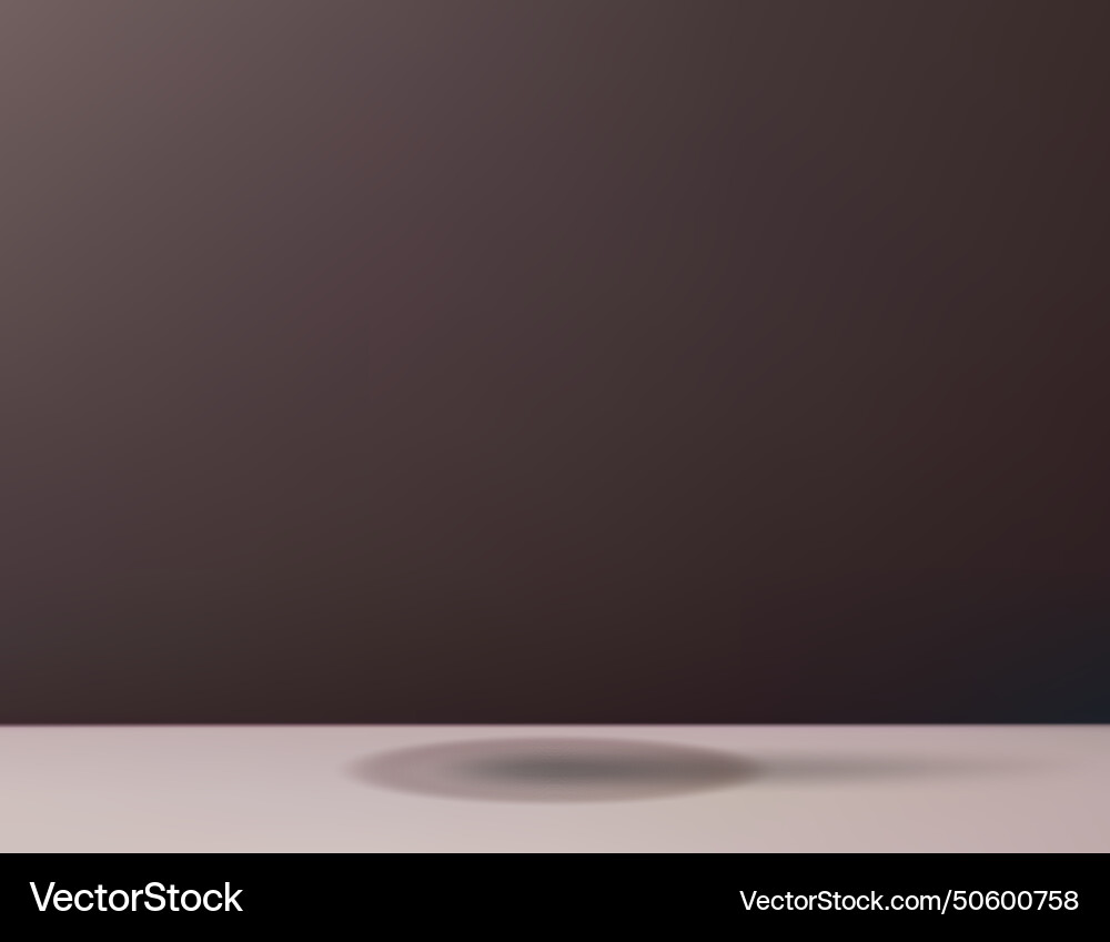 Studio room background with shadow template mock Vector Image