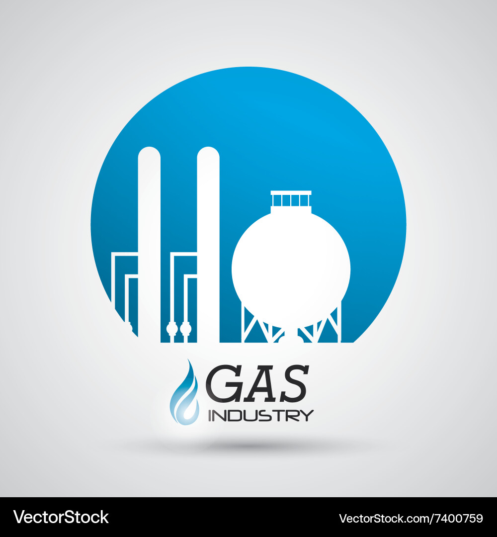 Natural gas design Royalty Free Vector Image - VectorStock