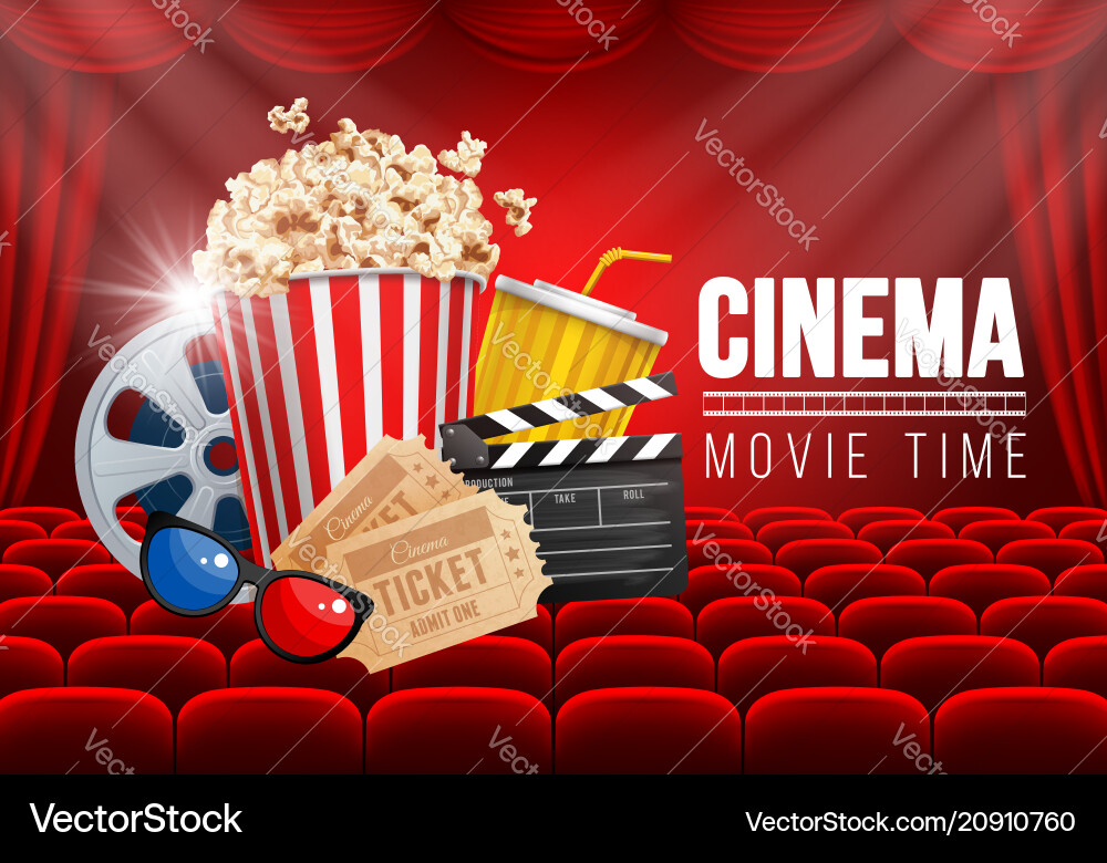 Cinema hall Royalty Free Vector Image - VectorStock