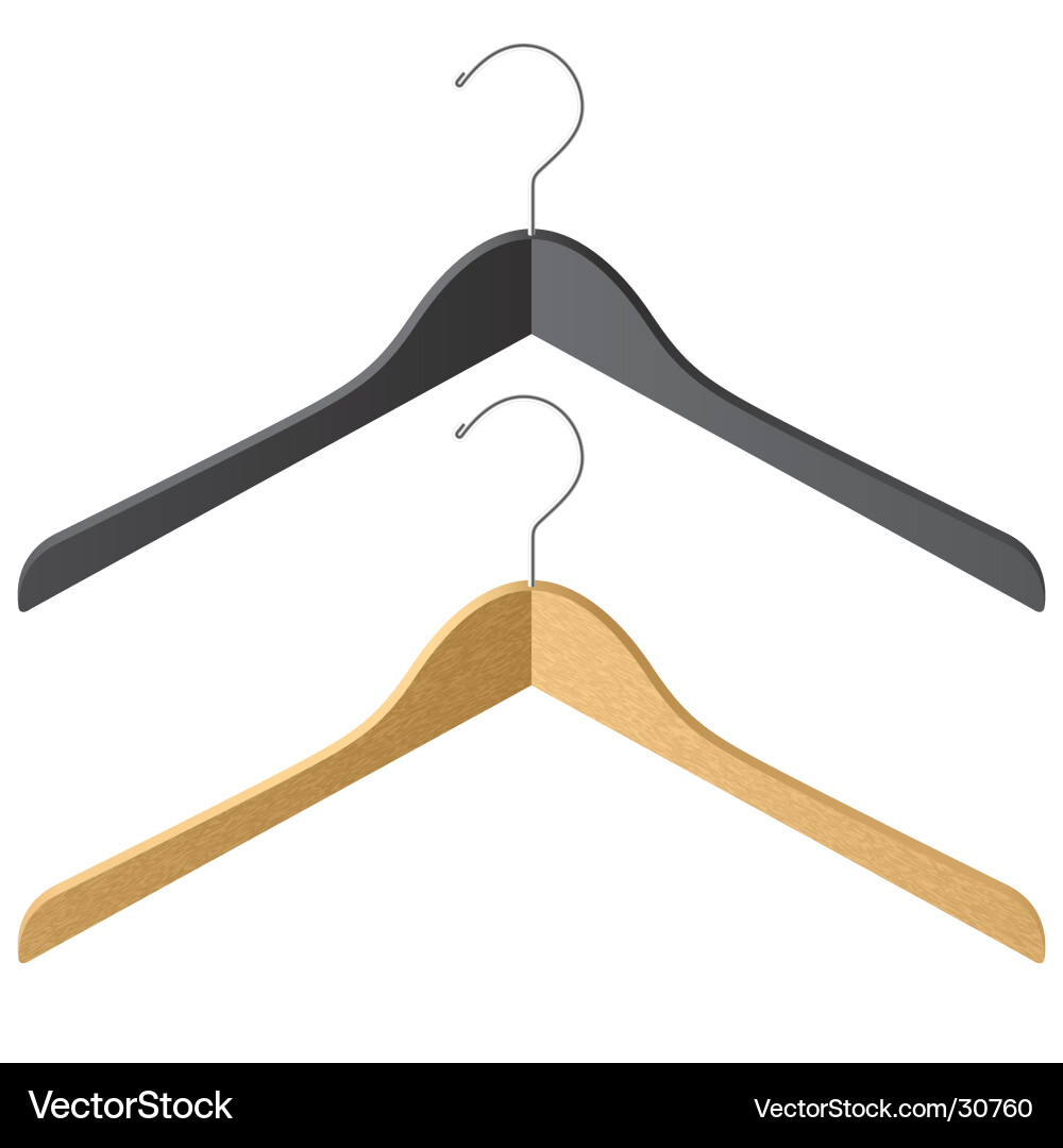 Clothes hanger Royalty Free Vector Image - VectorStock