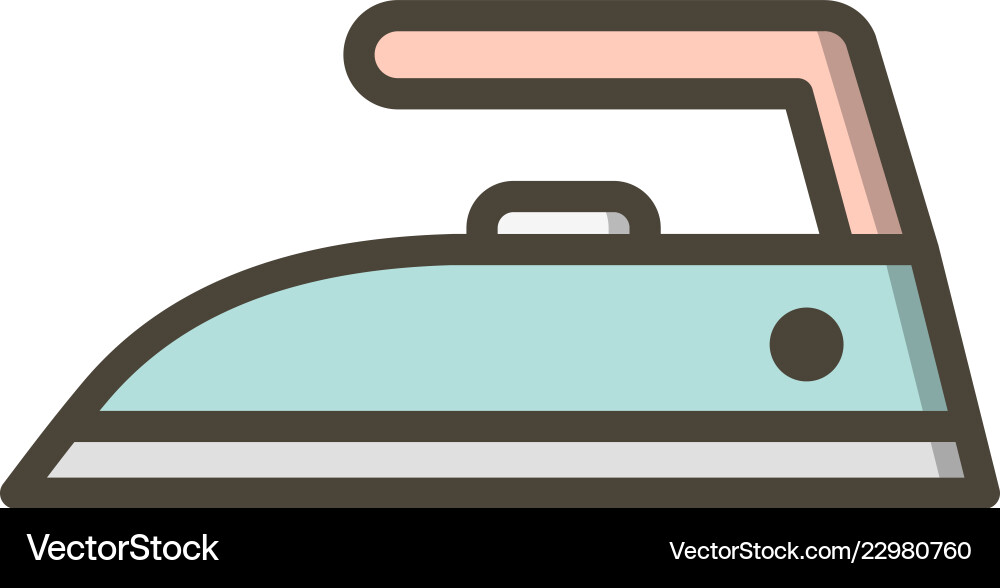 Iron icon Royalty Free Vector Image - VectorStock