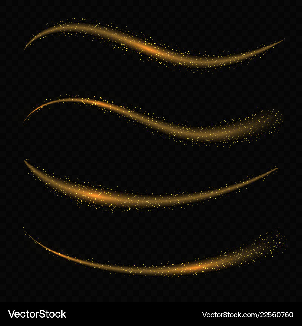Magic light glow effect stars bursts Royalty Free Vector