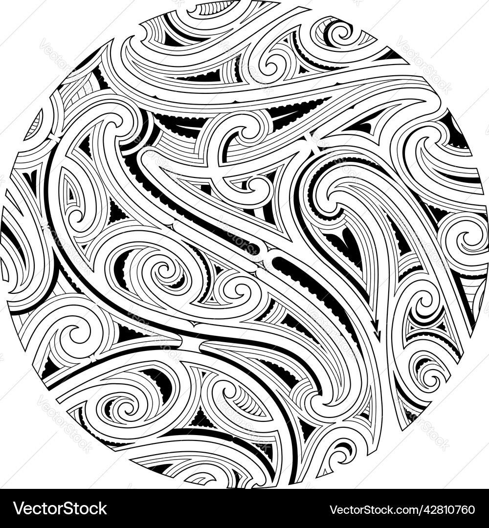 Polynesian style tattoo design Royalty Free Vector Image