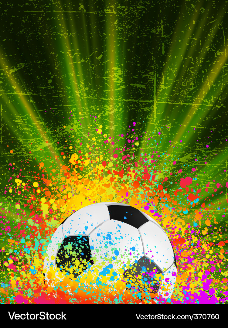 Soccer background Royalty Free Vector Image - VectorStock