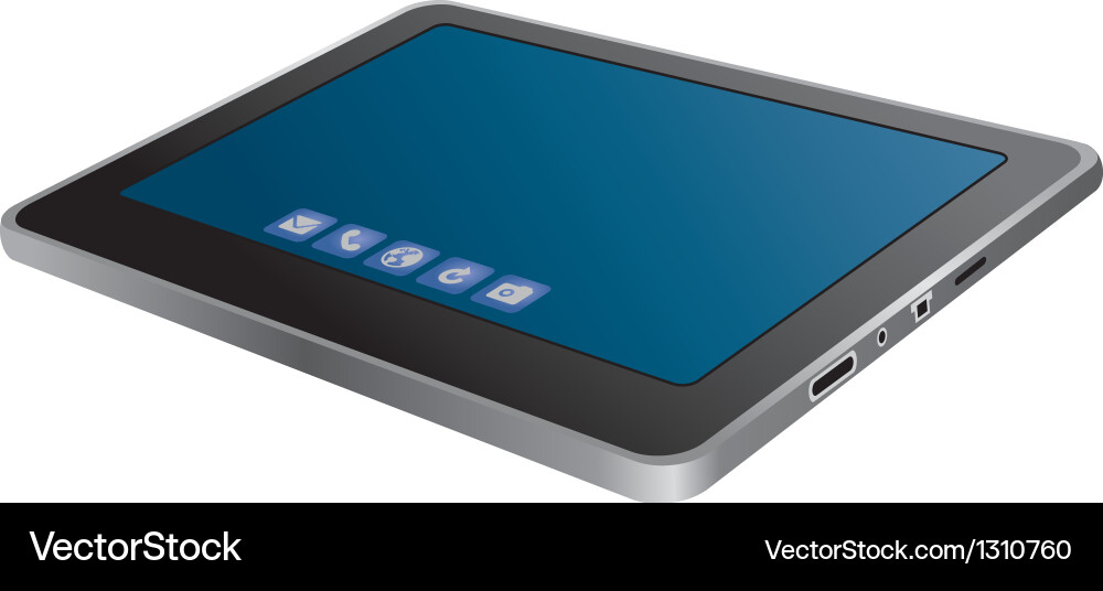 Tablet pc Royalty Free Vector Image - VectorStock