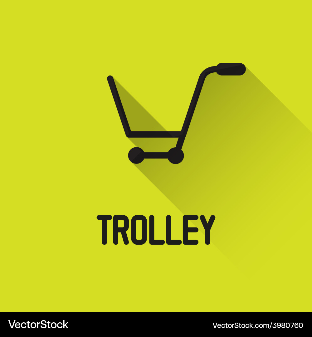 Trolley icon Royalty Free Vector Image - VectorStock