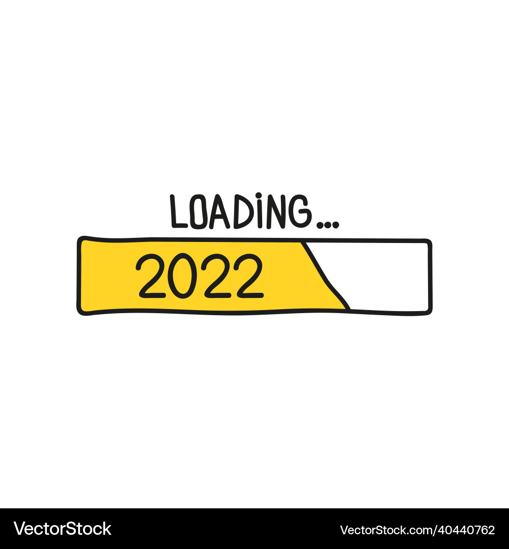 Creative new year 2022 Royalty Free Vector Image