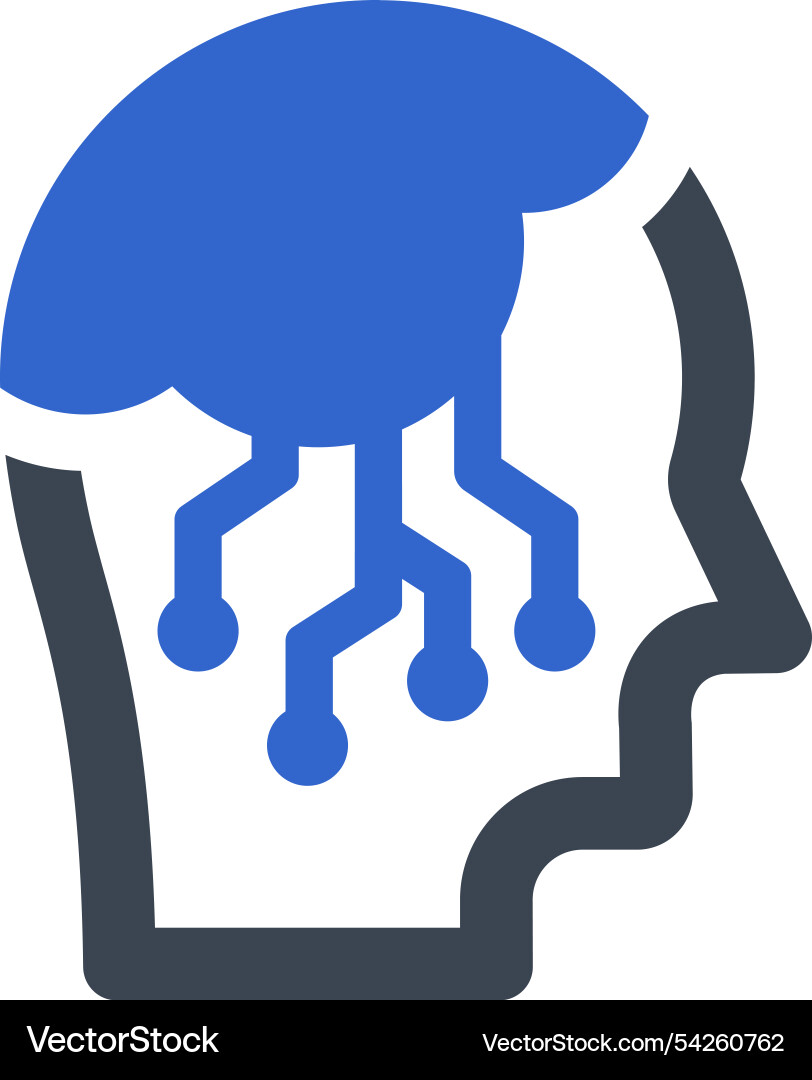 Digital technology icon Royalty Free Vector Image