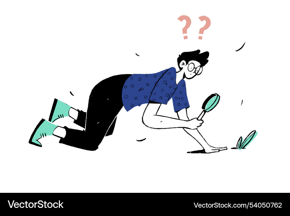 Find a mistake Royalty Free Vector Image - VectorStock