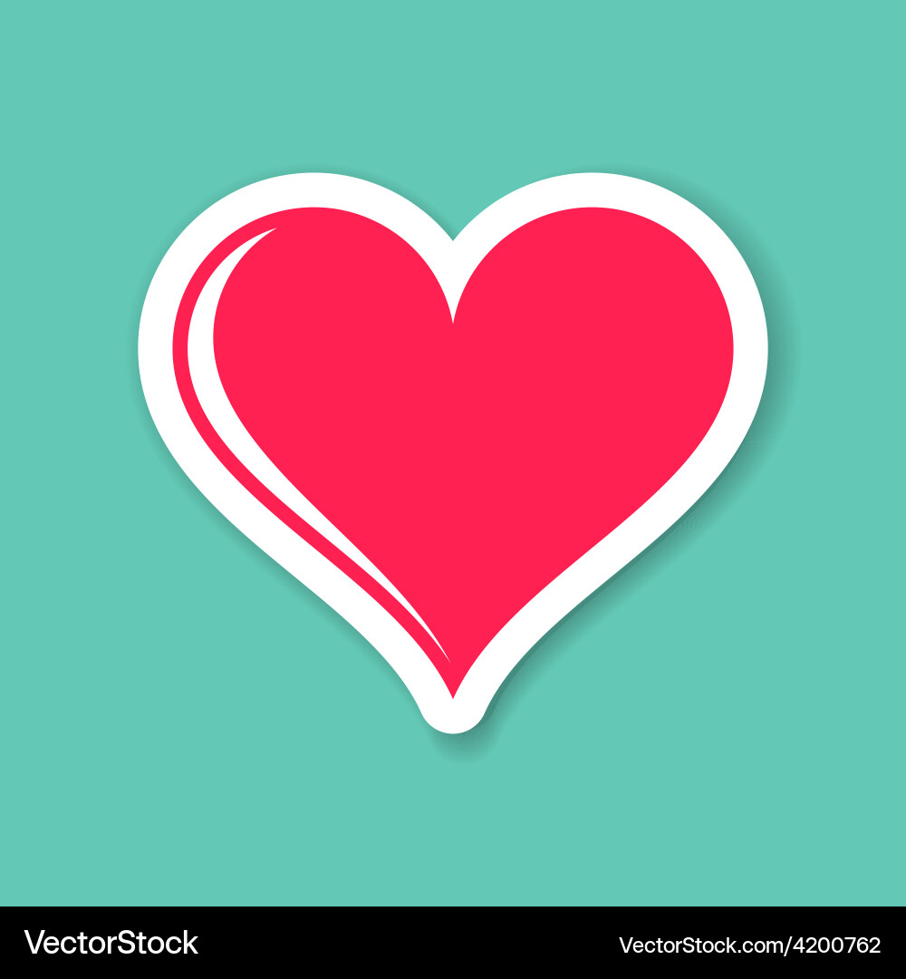 Heart symbol Royalty Free Vector Image - VectorStock