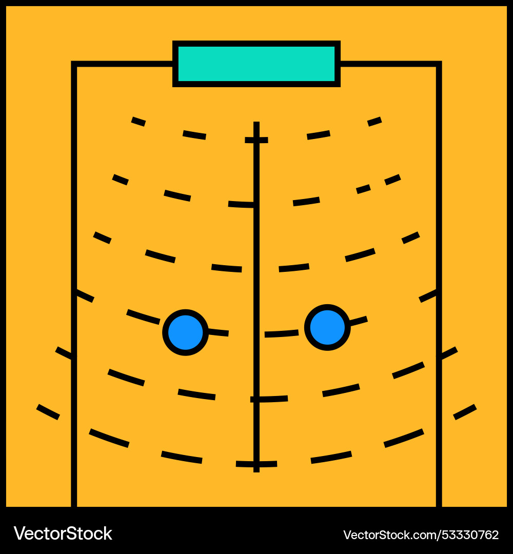 Sound sensor for blind people icon color Vector Image