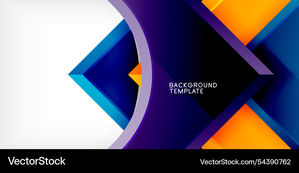 Square arrow shapes with round elements Royalty Free Vector