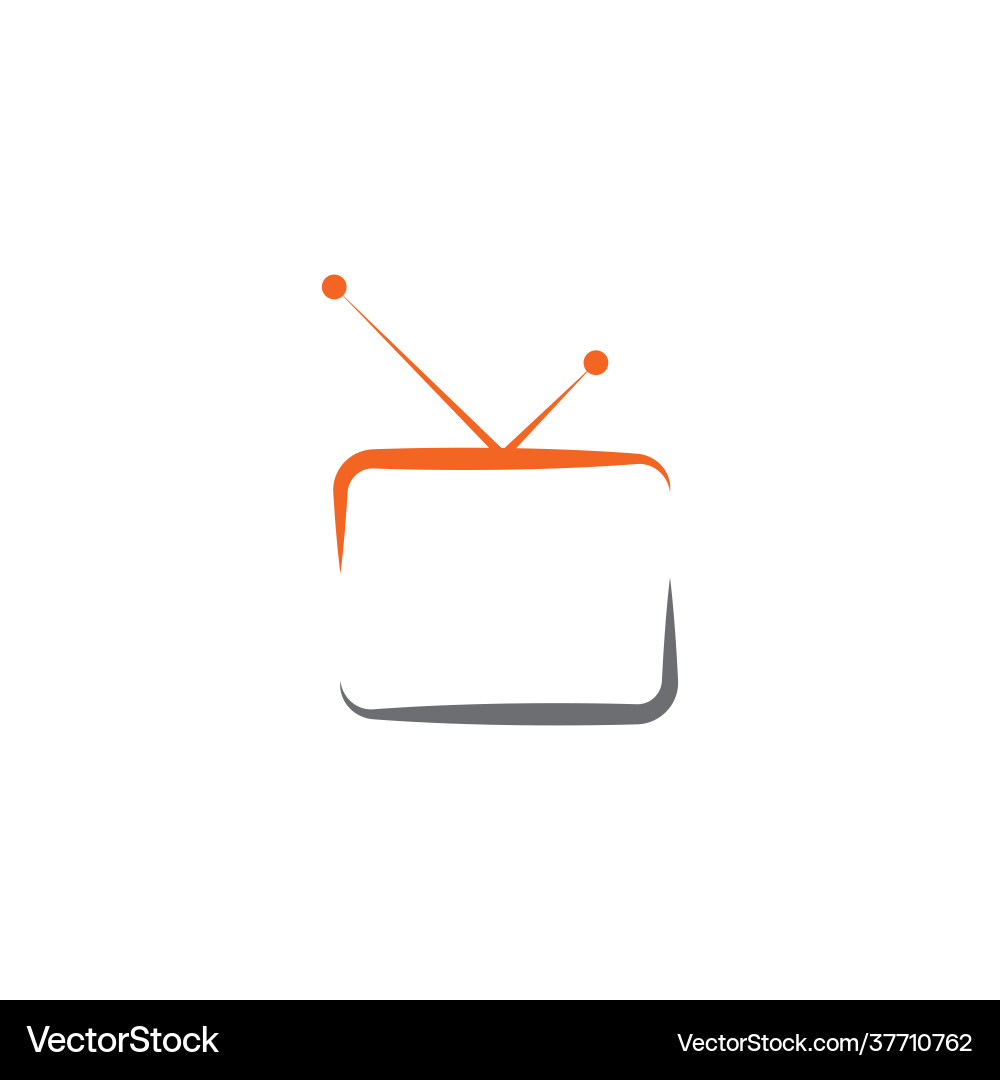 Tv logo Royalty Free Vector Image - VectorStock