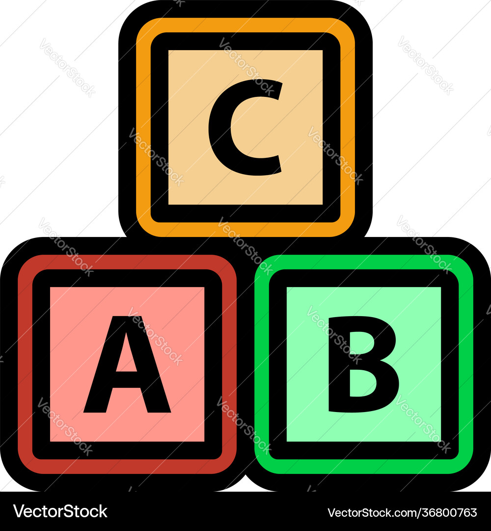 Box bricks icon Royalty Free Vector Image - VectorStock