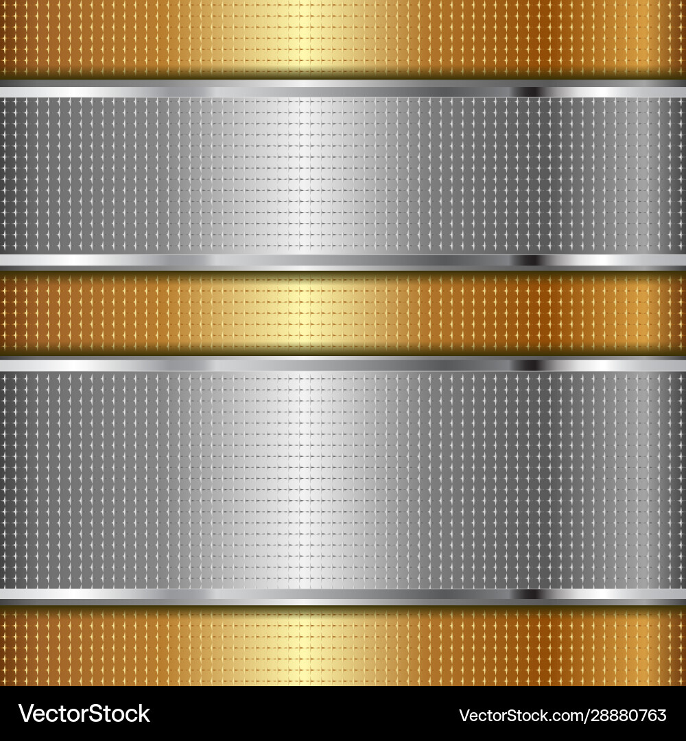 Metallic texture Royalty Free Vector Image - VectorStock