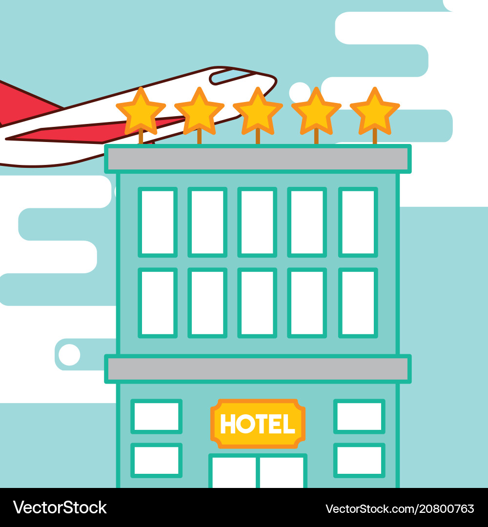 People hotel service Royalty Free Vector Image