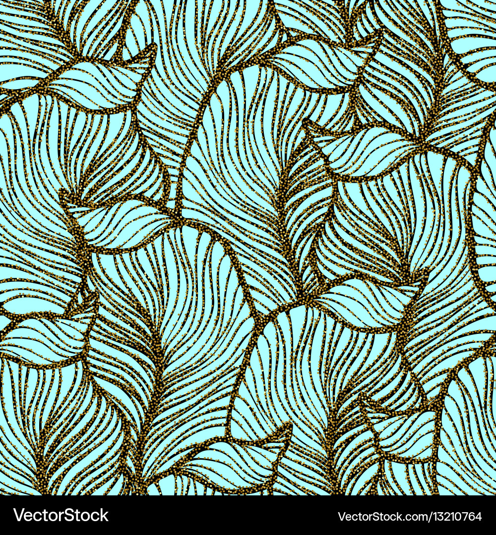 Abstract vintage seamless damask pattern Vector Image