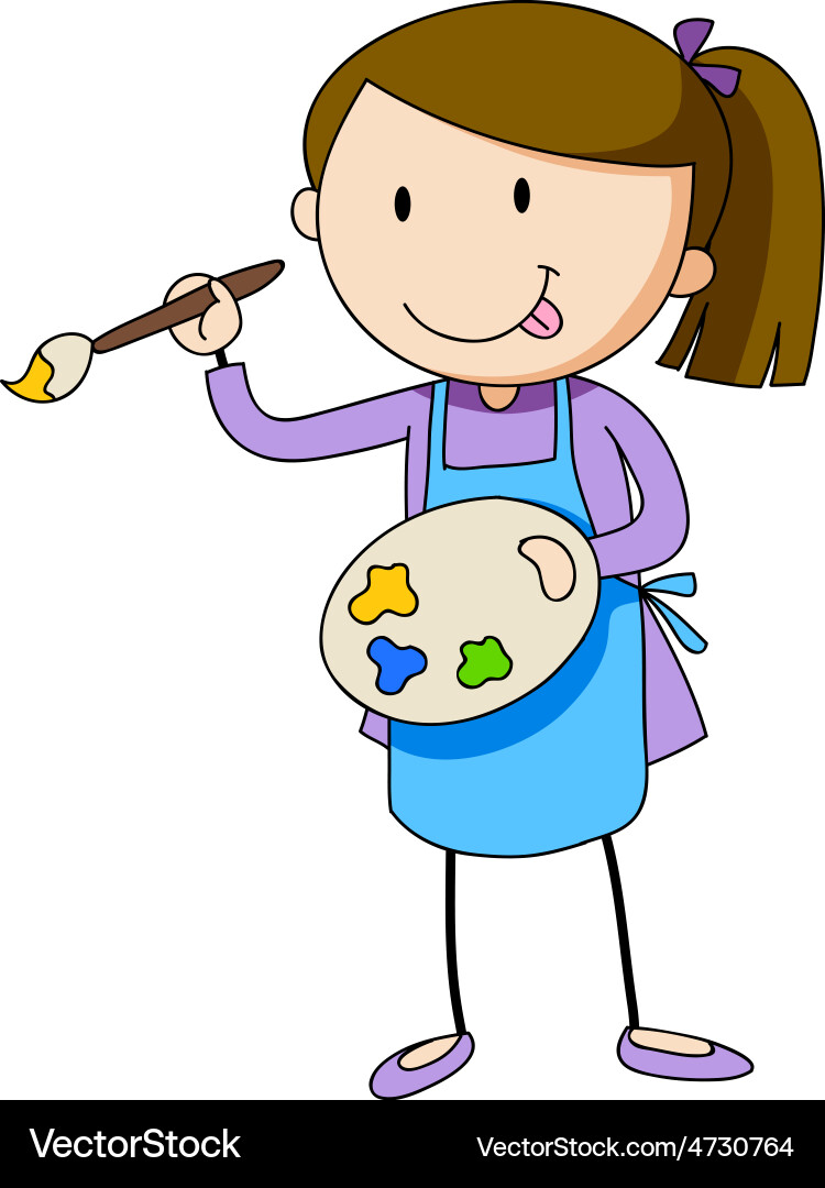 Artist Royalty Free Vector Image - VectorStock