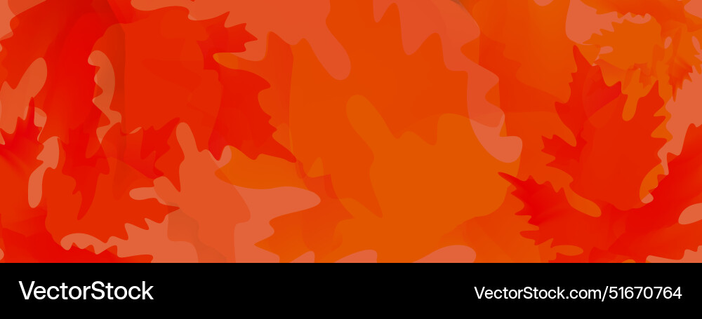 Orange fall background with gradient Royalty Free Vector