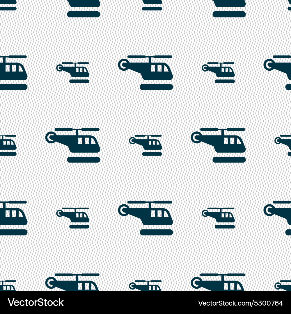 Seamless Helicopter Icon Pattern Royalty Free Vector Image