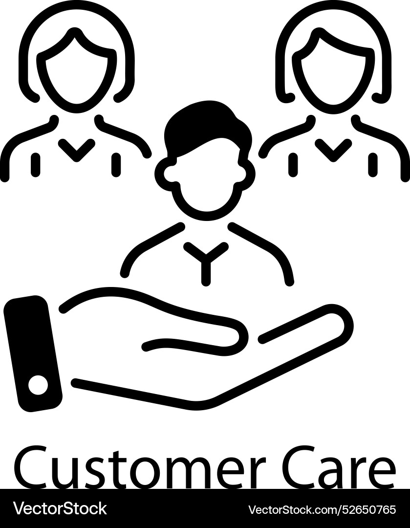 Customer care Royalty Free Vector Image - VectorStock