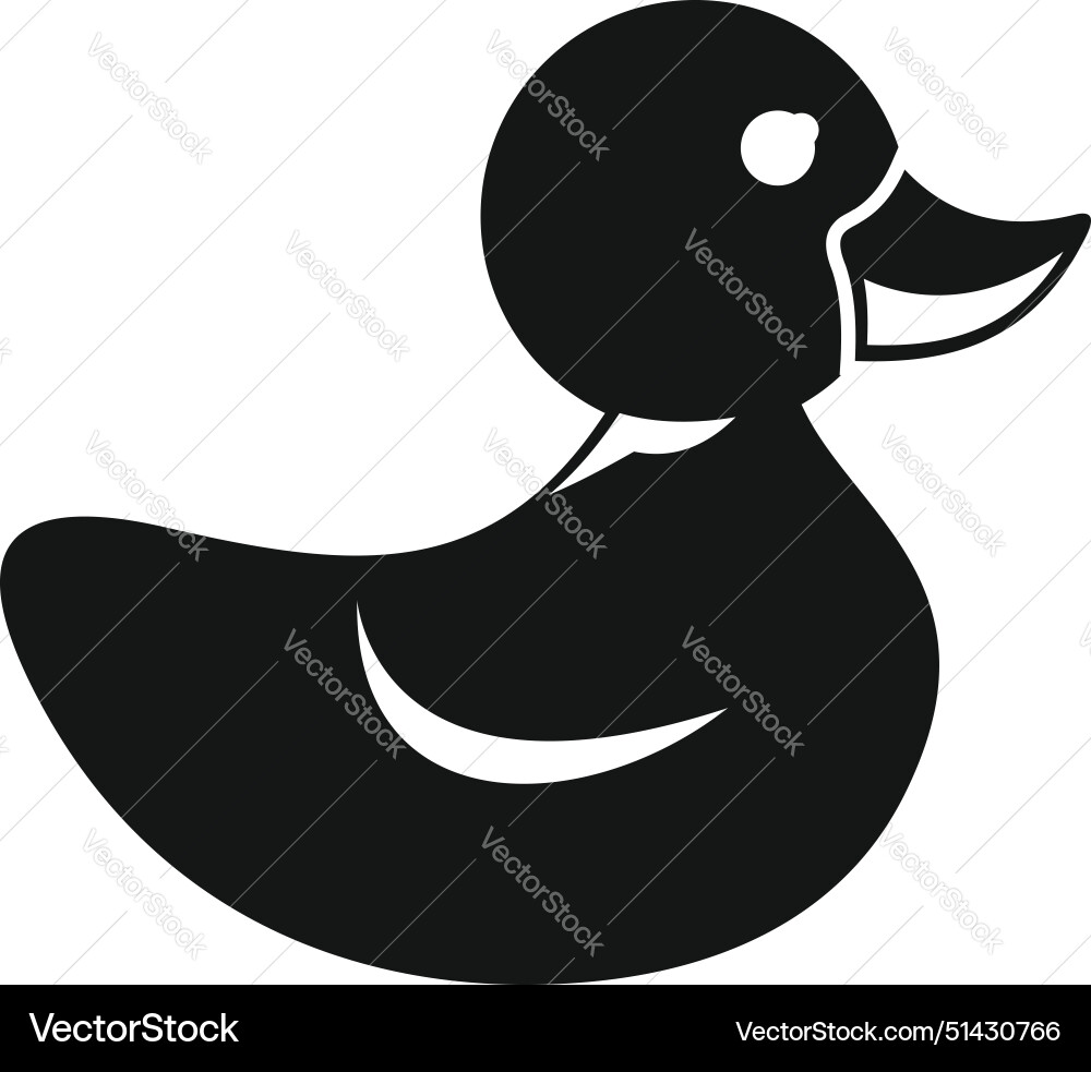 A sleek black duck Royalty Free Vector Image - VectorStock A sleek black duck Royalty Free Vector Image - VectorStock