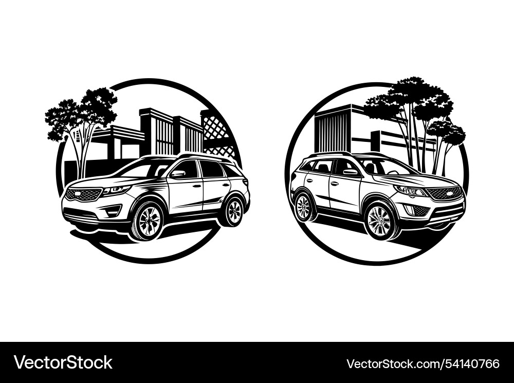 Car icon art Royalty Free Vector Image - VectorStock