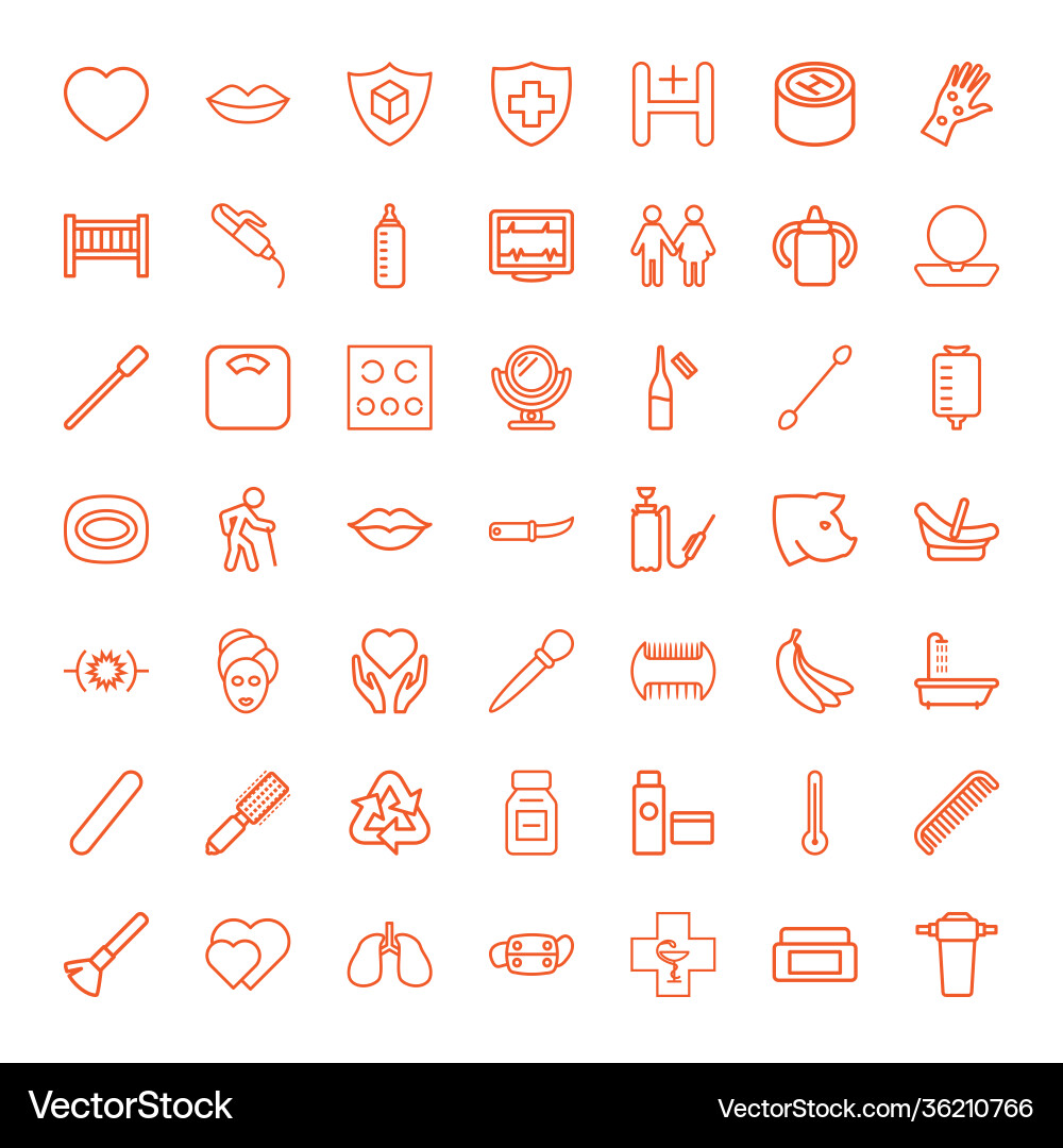 Care icons Royalty Free Vector Image - VectorStock