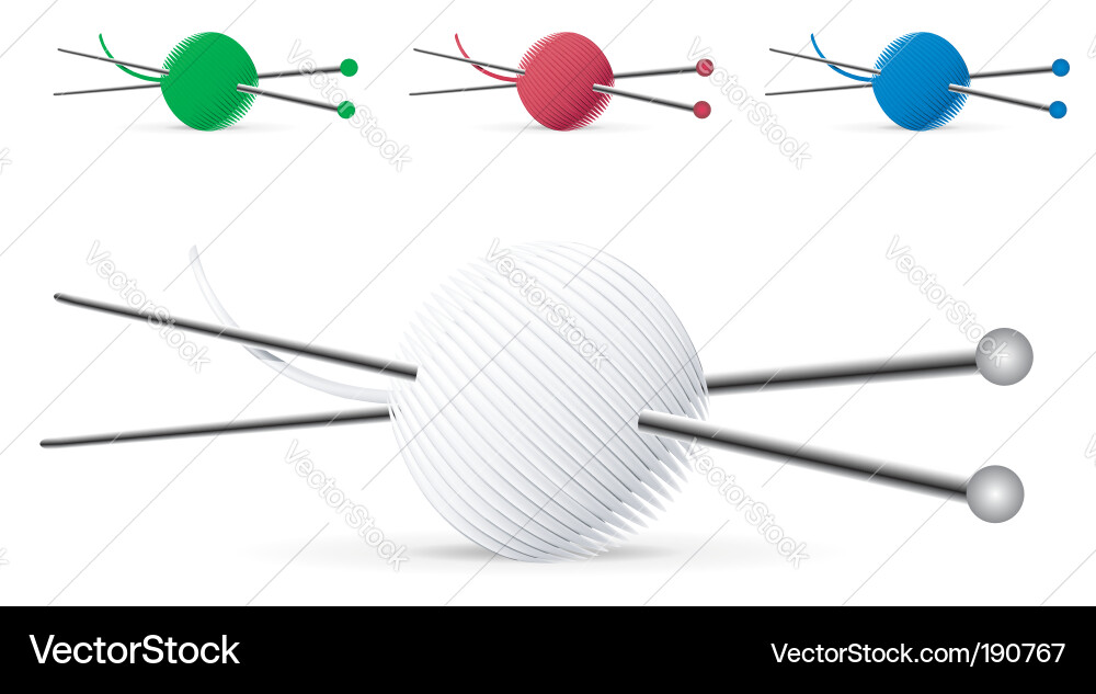 Yarn Ball Royalty Free Vector Image - VectorStock