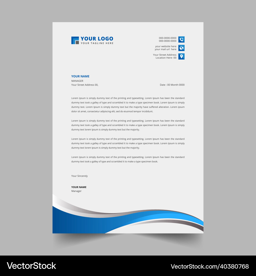 Letterhead Sample Choose A Free Letterhead Template