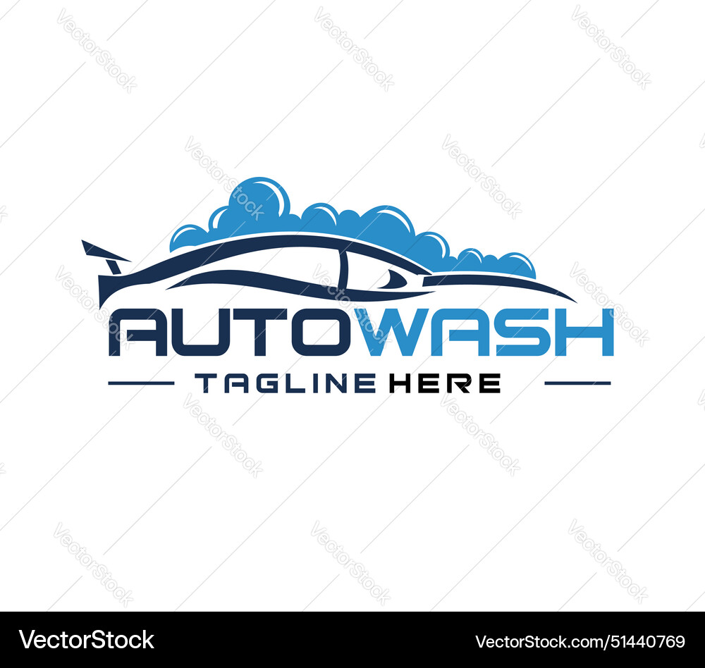 Auto car detailing automotive logo template Vector Image