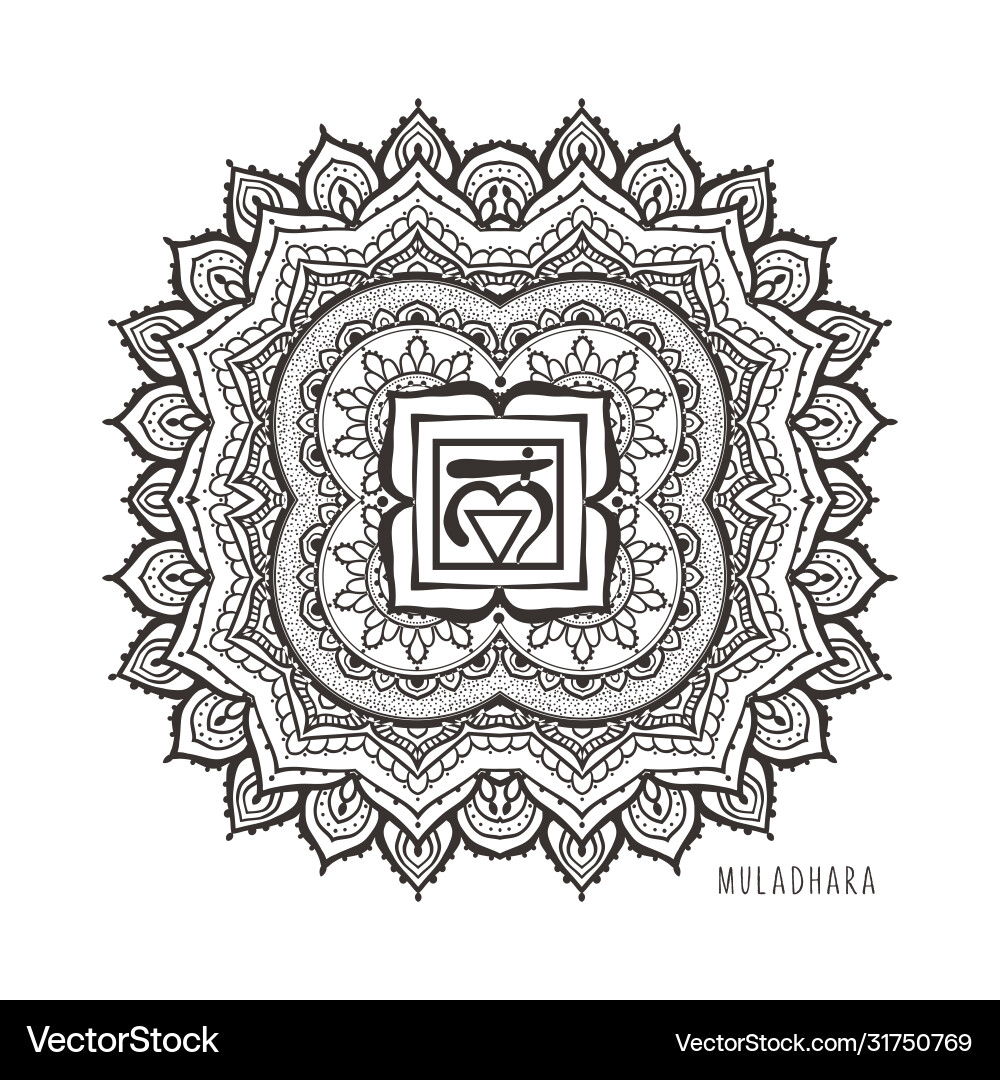 Soul star chakra symbol Royalty Free Vector Image