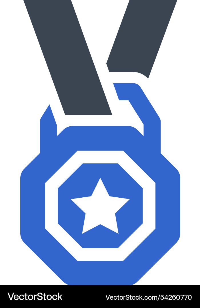 Medals achievement icon Royalty Free Vector Image