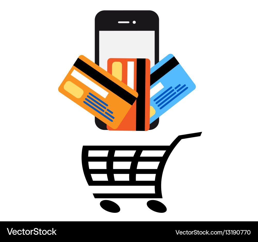 Mobile pay Royalty Free Vector Image - VectorStock