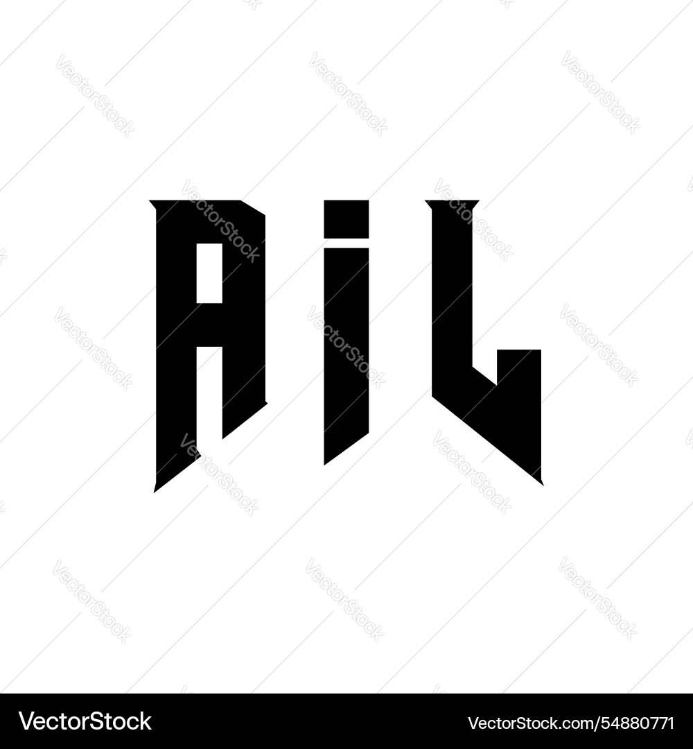 Ail letter logo design for technology company – Royalty-Free Vector ...