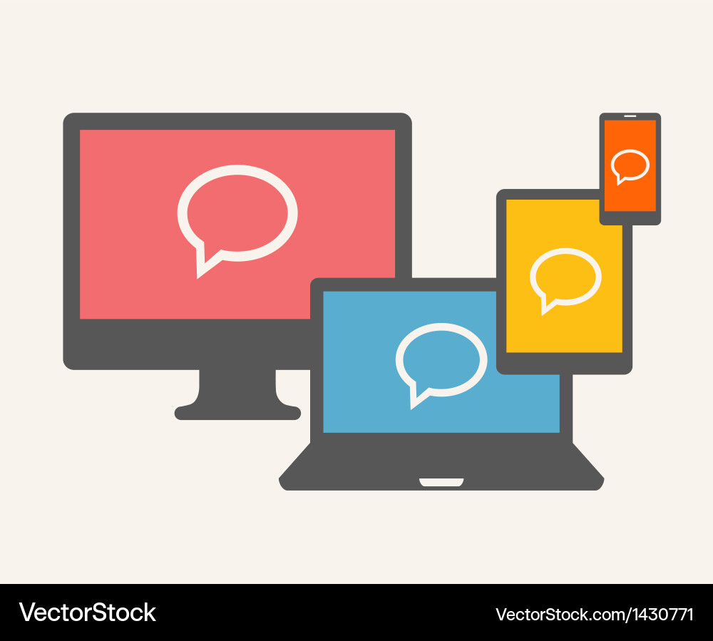 Digital Dialogue Vector Images (over 6,400)