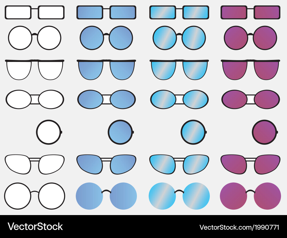 Glasses Royalty Free Vector Image - VectorStock