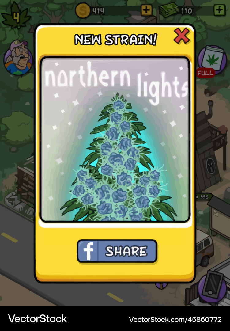 Complete set of level button game ui pop-up icon Vector Image