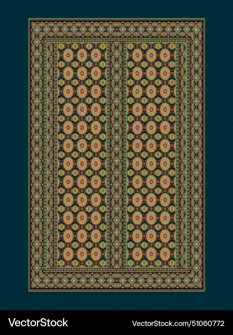 Textile kurti design digital printing Royalty Free Vector