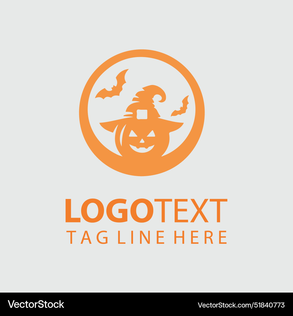 Pumpkin logo Royalty Free Vector Image - VectorStock
