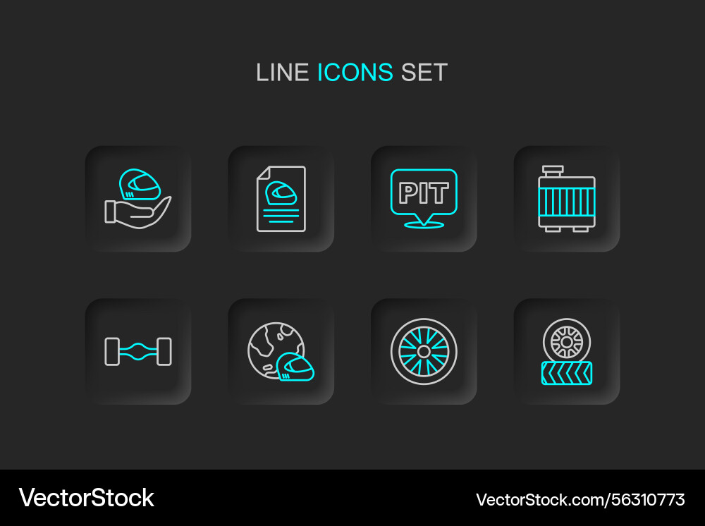 Racing Car Icon Set Royalty Free Vector Image - VectorStock