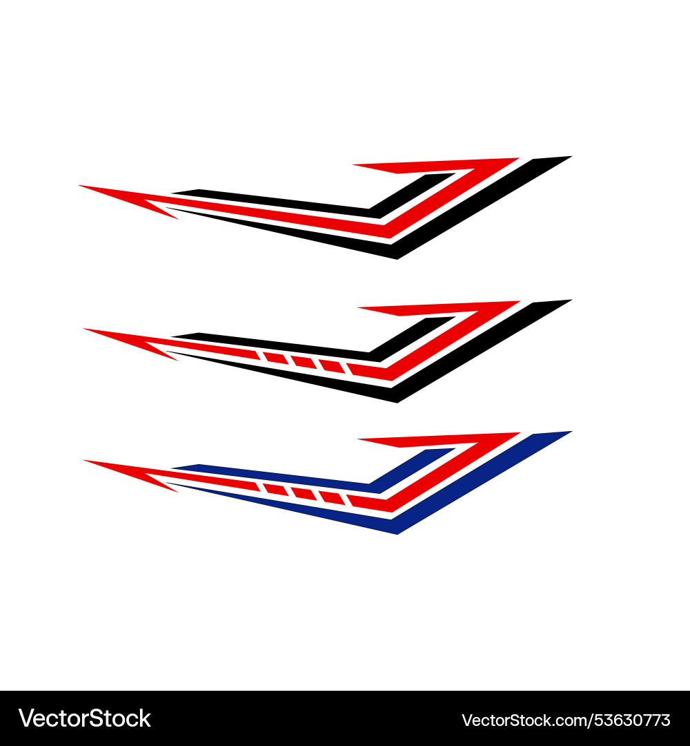 Racing car sticker template design modifie Vector Image